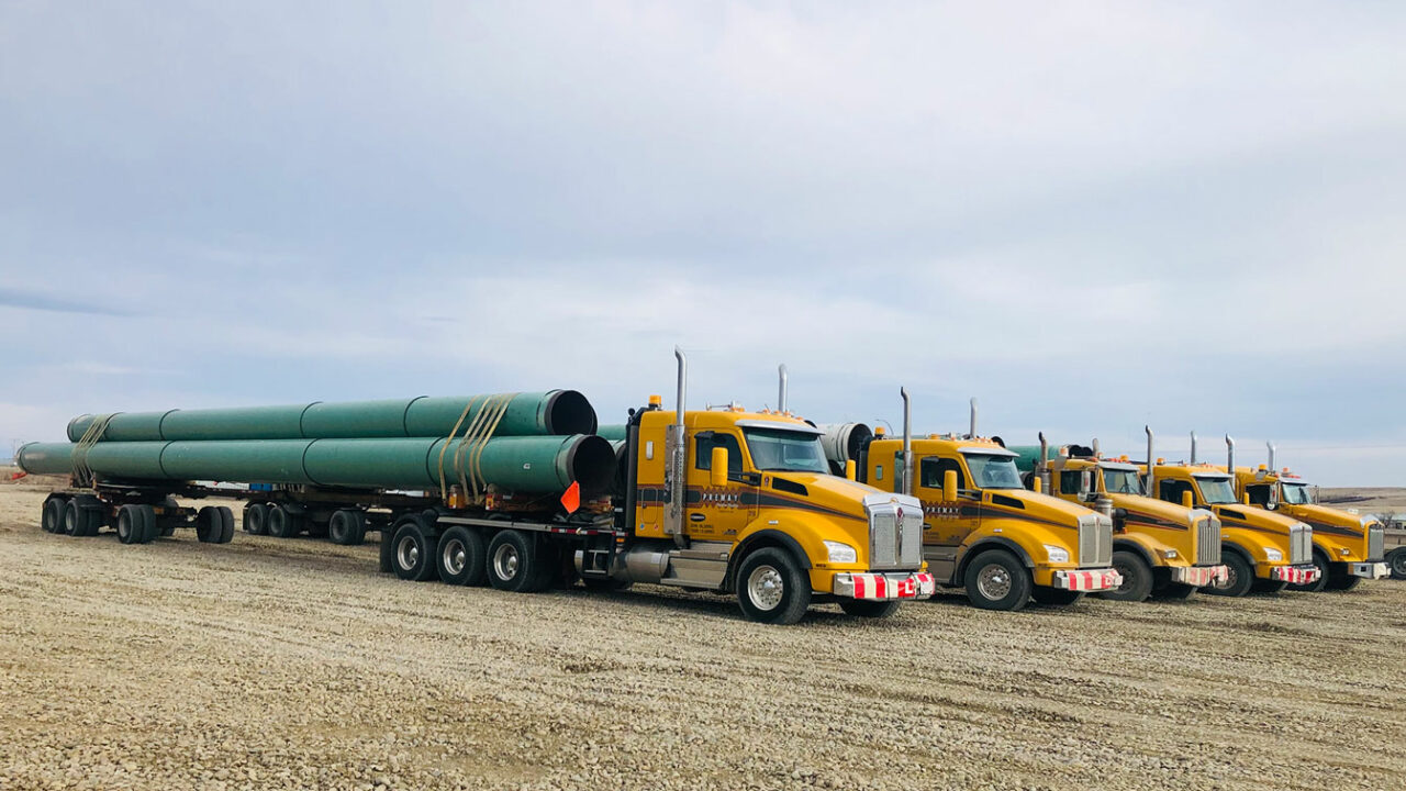 Premay Pipeline Hauling | Canada’s leader in the hauling, stringing ...